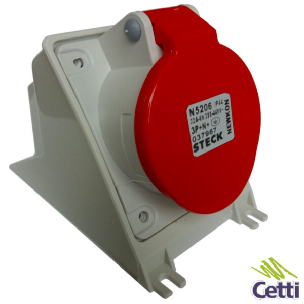 Tomada Industrial Steck 16A 2P+T 380-440V de Sobrepor N3009 - Cetti ...