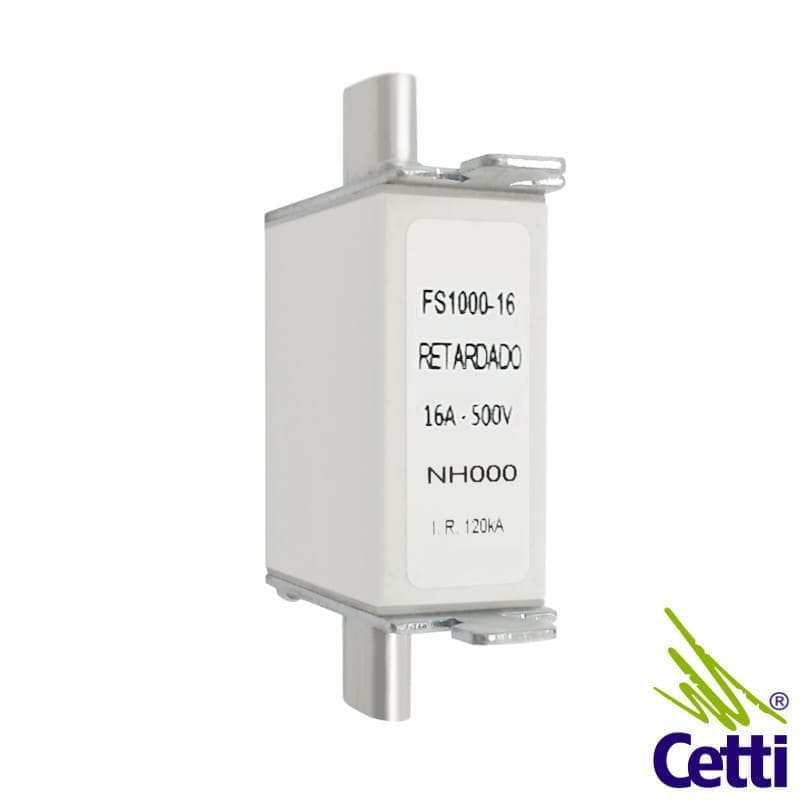 Fusível NH000 16A Retardado - Cetti Materiais Elétricos