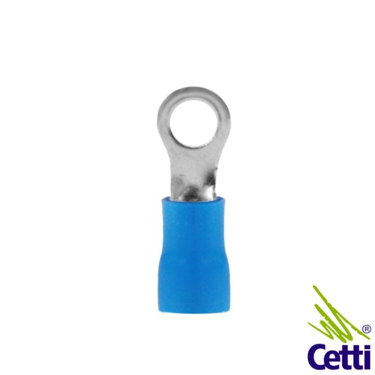Terminal Olhal 1,5 a 2,5 mm² Azul com Furo 3 mm - 100 unidades - Cetti ...