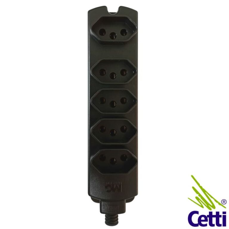 Régua de Tomada para Extensão com 5 Tomadas 20A Margirius TMU5-320 ...